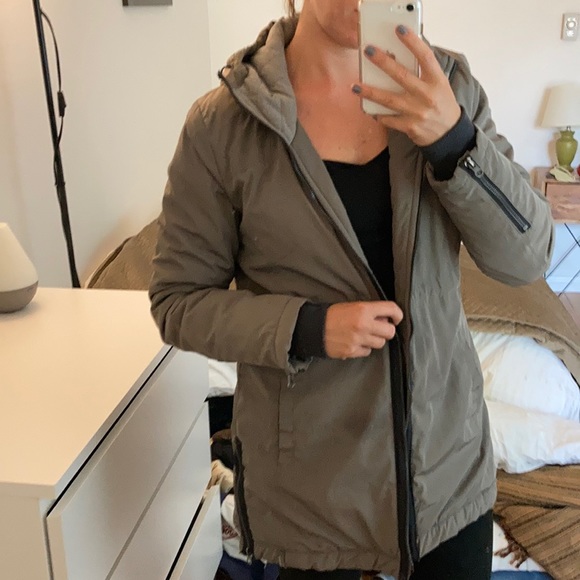 Mondetta | Jackets & Coats | Mondetta Green Parka Jacket | Poshmark